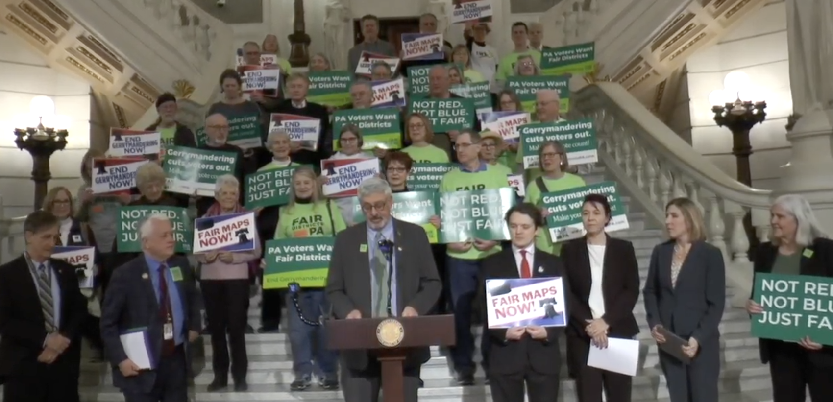 Press Conference Announcing New Redistricting… | Fair Districts PA